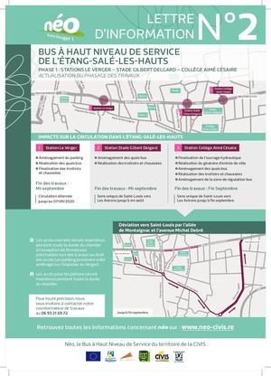 Calaméo - LETTRE D'INFORMATION N°2 - Bus à Haut Niveau de Service (BHNS) de L'Étang-Salé les Hauts.
