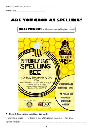 Calaméo - Y7 - Are you good at spelling?