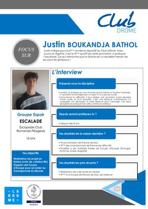 Calaméo - Club Drôme : Justin Boukandja Bathol