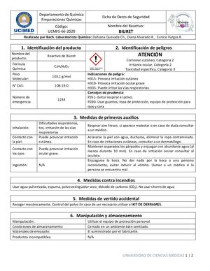 Calaméo - Reactivo De Biuret