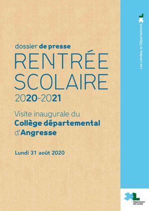 Calaméo - Rentrée Scolaire 2020-2021