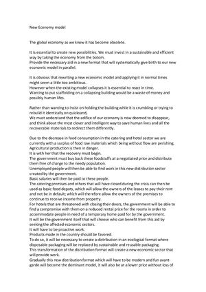 Calaméo - New Economy Model