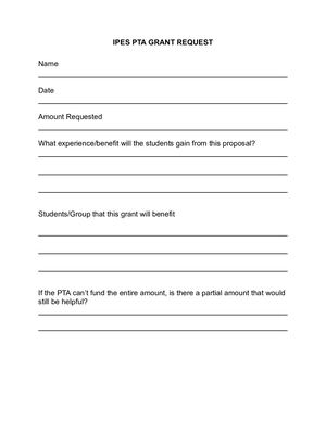 Calaméo - IPES PTA Grant Application