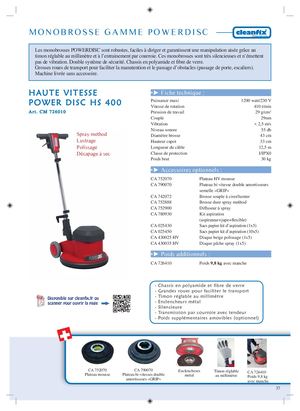 Calaméo - CLEANFIX - Power Disc 400