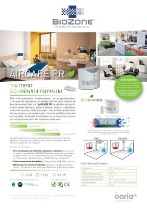 Calaméo - BIOZONE - Fiche Technique Aircare PR BD