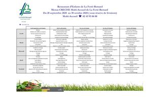 Calaméo - Menus Crèche Octobre 2020