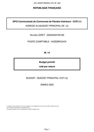 Calaméo - BP BUDGET PRINCIPAL