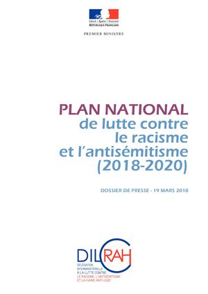 Calaméo - Plan National De Lutte Contre La Racisme Et Lantisémitisme 19 03 2018