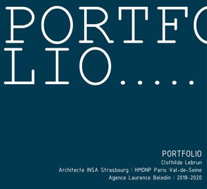 Calaméo - Portfolio - Lebrun Clothilde - Architecte - Laurence Beledin ...