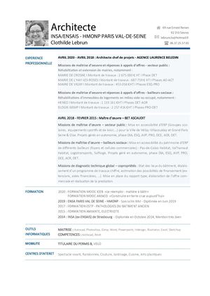 Calaméo - Lebrun Clothilde Cv