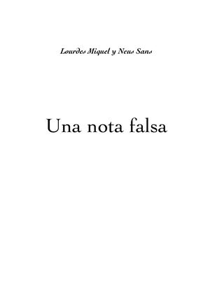 Calaméo - Lola Lago Nota Falsa