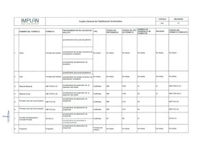 Calaméo - Cuadro General De Clasificación Archívistica