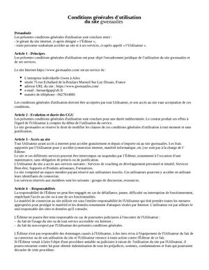 Calaméo - Conditions Générales D'utilisation