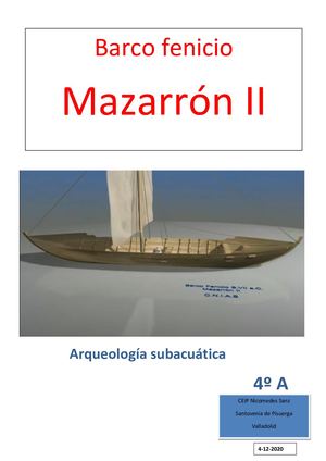 Calaméo - Barco Fenicio Mazarrón Ii
