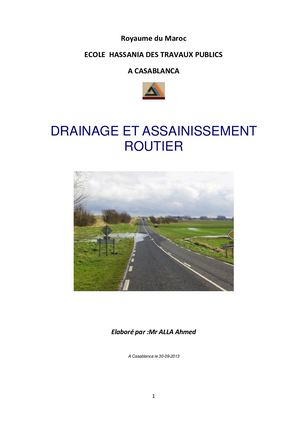 Calaméo - 265115757 Cours De Drainage Routier
