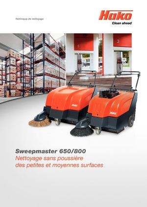 Calaméo - Sweepmaster 650/800 - Hako. Nettoyage sans poussière des ...