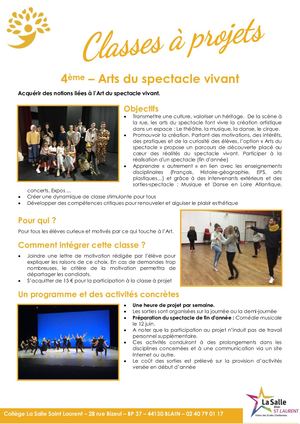 Calaméo - 4eme Arts Du Spectacle Vivant