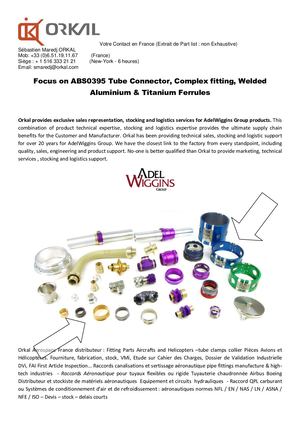 Calaméo - Orkal France Distribution Fittings Adel Wiggins Abs0395 Airbus