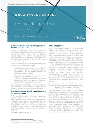 Calaméo - Invest Pro Lettre De Gestion Dnca Invest Eurose 22 01 2021