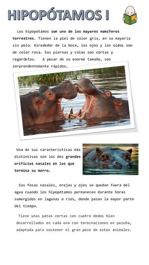 Calaméo - Hipopotamos Lectura