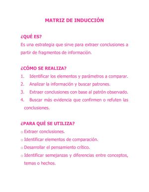 Calaméo - Matriz De Inducción