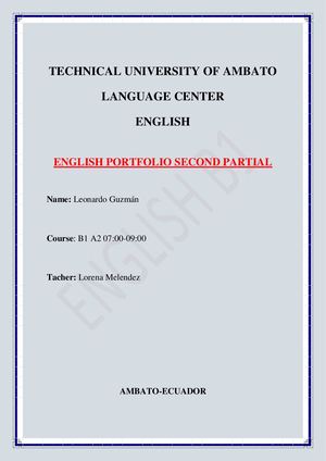 Calaméo - Portfolio Second Partial