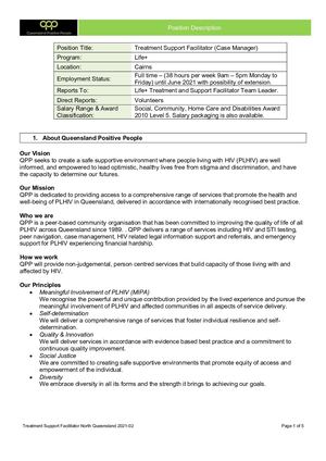 Calaméo - Treatment Support Facilitator North Queensland 2021 02