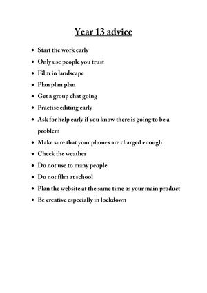 Calaméo - Year 13 Advice