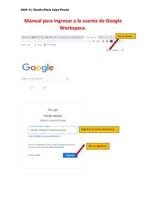 Calaméo - Manual Para Ingresar A La Cuenta De Google Workspace