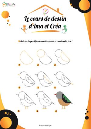 Calaméo - Livret Apprendre À Dessiner Un Oiseau