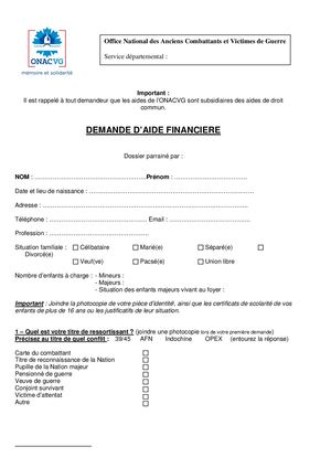 Calaméo - Formulaire D'aide Financière