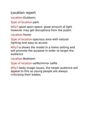 Calaméo - Location Report