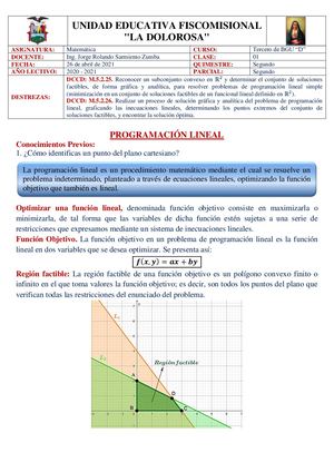 Calaméo - Programación Lineal