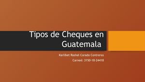 Calaméo - Tipos De Cheques En Guatemala Tarea
