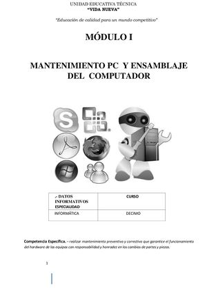 Calaméo - Módulo de informática