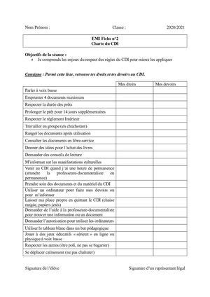 Calaméo - Charte du CDI