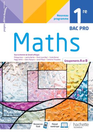 Calaméo - Cahier Mathématiques 1re - Bac Pro Groupement A et B