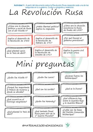 Calaméo - Actividad Sobre Revolucion Rusa