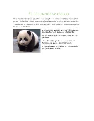 Calaméo - El Oso Panda Se Escapa (1)