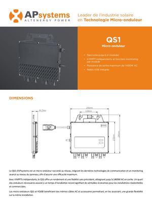Calaméo - Fiche Technique Qs1 2021 Fr Web