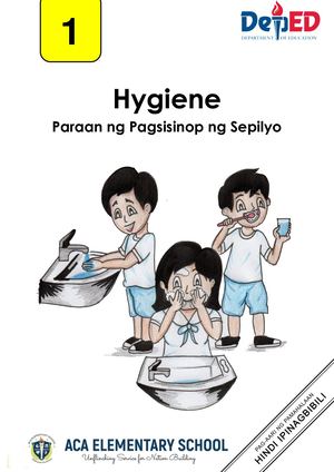 Calaméo - Module 12 Paraan Ng Pagsisinop Ng Sepilyo