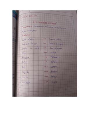 Calaméo - My English Notebook Unit 4 - 5