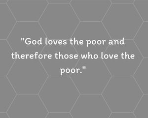Calaméo - "God loves the poor and therefore those who love the poor"