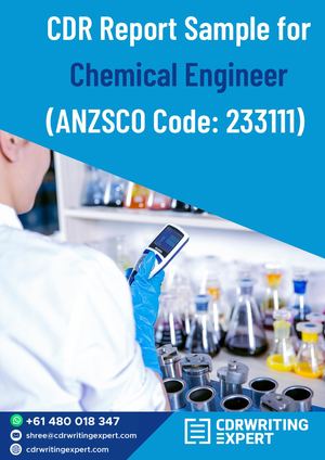 Calaméo - Cdr Report Sample For Chemical Engineers (Anzsco Code 233111)