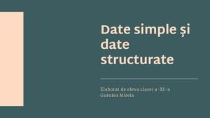 Calaméo - Date Simple şI Date Structurate