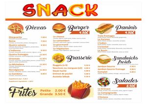 Calaméo - Carte Snack Domaine de la Michelière