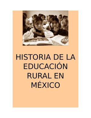 Calaméo - Historia De La Educación Rural En México