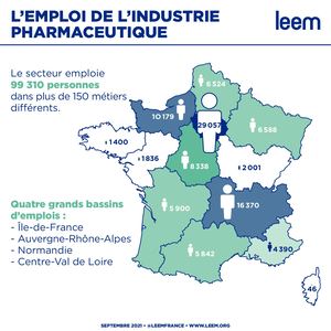 Calaméo - L'emploi dans l'industrie pharmaceutique : métiers - Carte de ...
