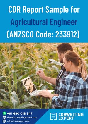 Calaméo - Cdr Report Sample For Agricultural Engineer (Anzsco Code 233912)
