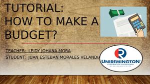 Calaméo - Tutorial How To Make A Budget